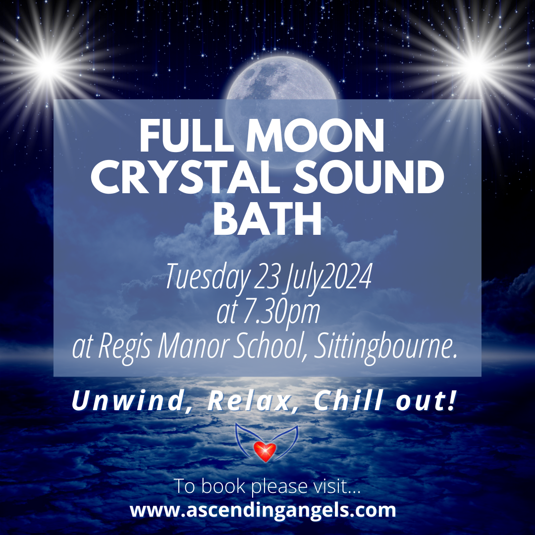 Full Moon Crystal Sound Bath | Ascending Angels