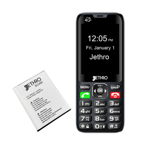 Replacement Jethro SC490 Phone and Battery | Jethro Shop USA