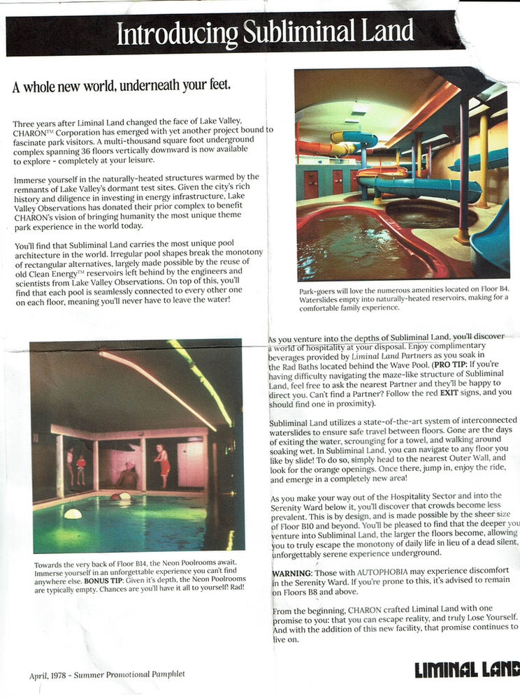 Liminal Land - Summer Pamphlet of 1978