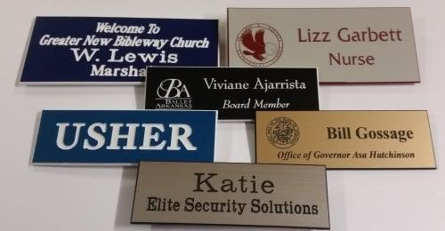 Engraved Plastic Name Badge | My Site