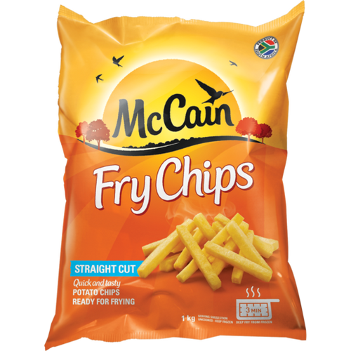 McCain Straight Cut Fry Chips (1kg) | Fastcart