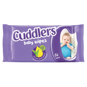 Cuddlers Baby Wipes 64 Pack | Fastcart