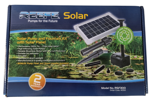 Solar Fountain Kit 300L/hr | True Blue Garden Centre