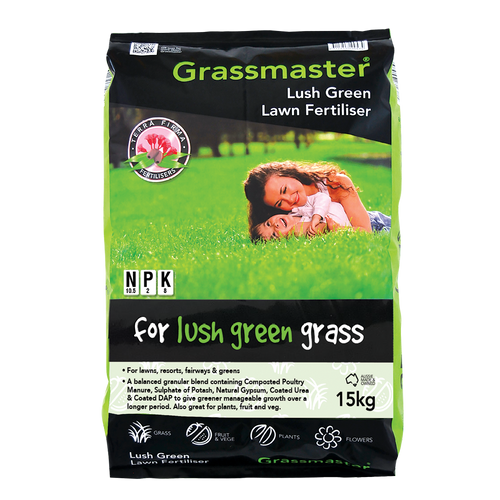 Grassmaster Lawn Fertiliser | True Blue Garden Centre