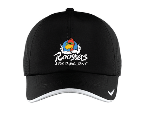 Black Nike Dri Fit Swoosh Hat | Roosters Apparel