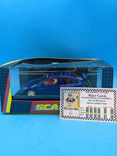 Scalextric NSCC Viking Slot Car Racing Weekend March 1998 Renult Very ...