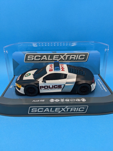 Scalextric C3932 Audi R8 Police Car | Scalextricman