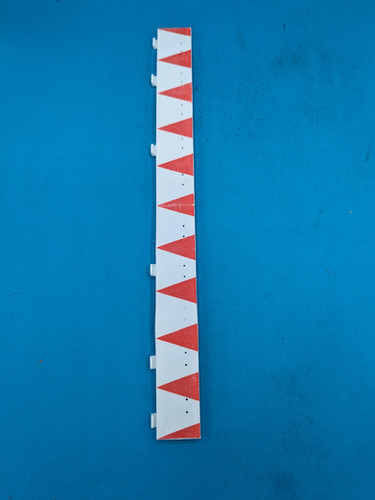 Scalextric Borders Barriers L5623 T46 Red & White, single | Scalextricman