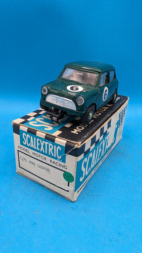 Scalextric C76 Mini Cooper in Green | Scalextricman