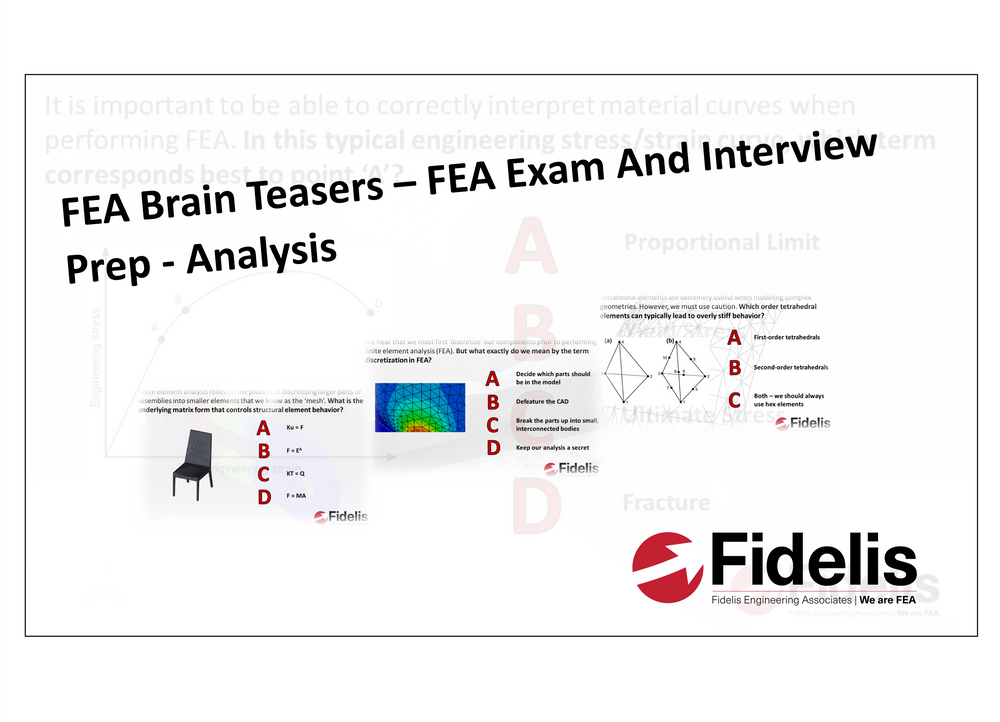 FEA Brain Teasers - FEA Exam And Interview Prep - Analysis
