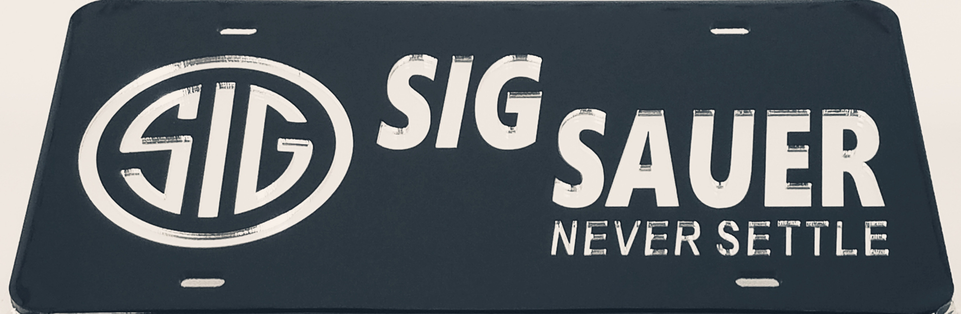 Sig Sauer Inspired License Plate | PublicSquare Marketplace