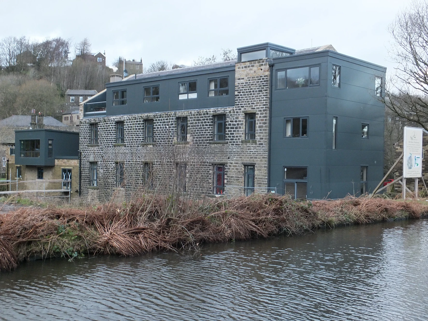Slaithwaite Area, Old Bank Works | UK Textile Mills | Photographs of UK ...