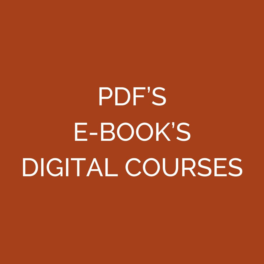 PDF's, E-Books & Digital Courses