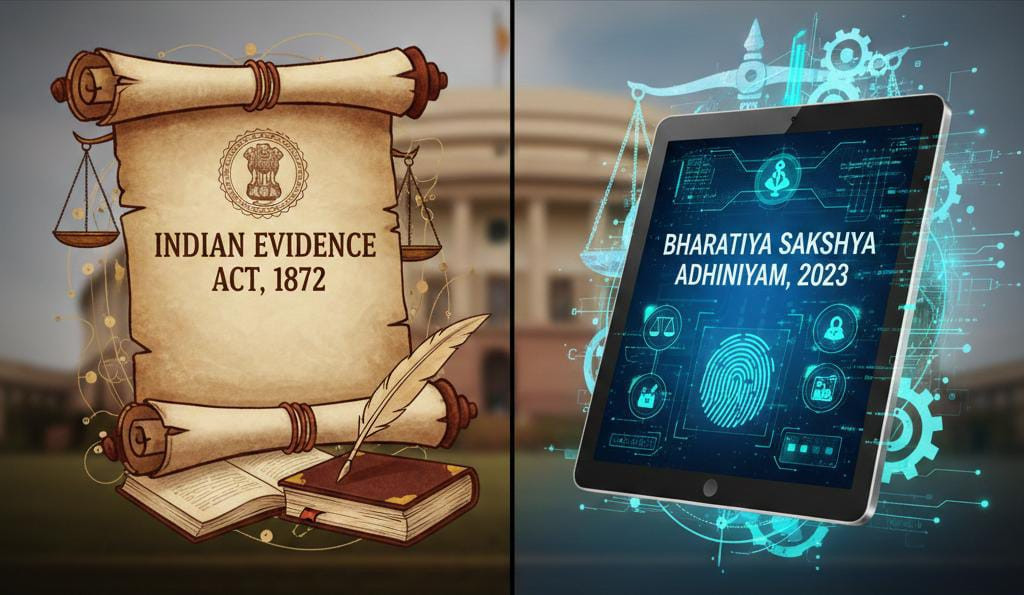 Comparison: BSA vs Indian Evidence Act, 1872