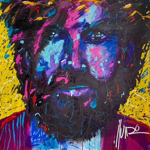 “the purple robe” - Portrait art by Munro. | Munro Art Gallery