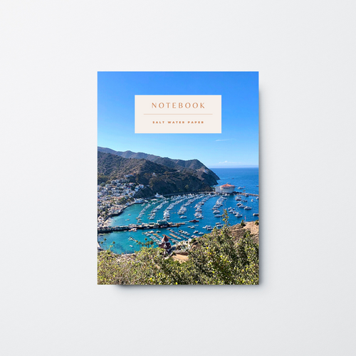 Coastal Views Notebook - Catalina Island | Salt Water Paper