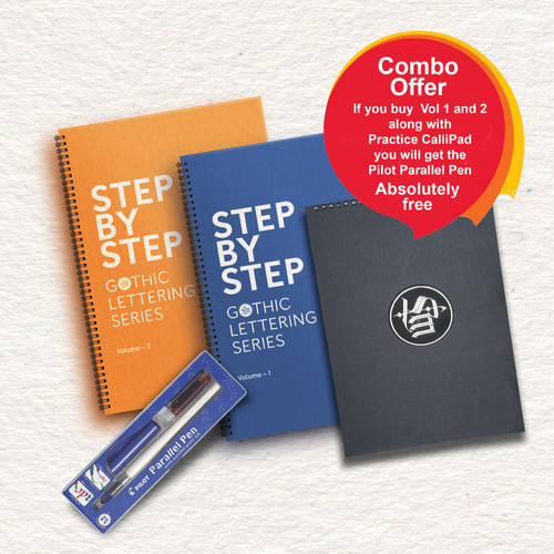 Complete Kit of Step by Step Gothic Lettering Series (LM Script) | Mysite