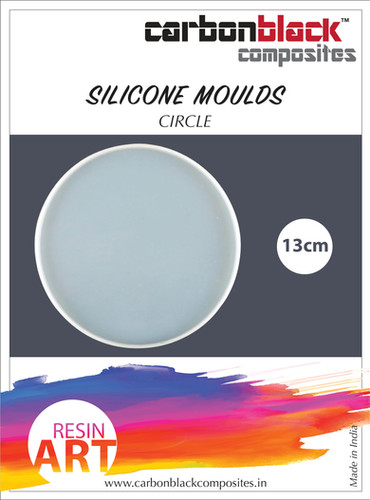 Silicon mould circle 13cm | carbonblack |MH IN