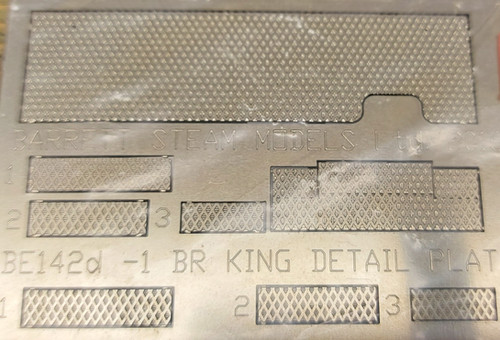 Footplate detail sheet | BARRETT STEAM MODELS