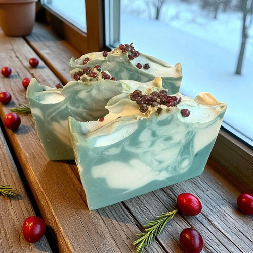Frosted Fir Cold Process Soap | THE CANDLE SLINGER