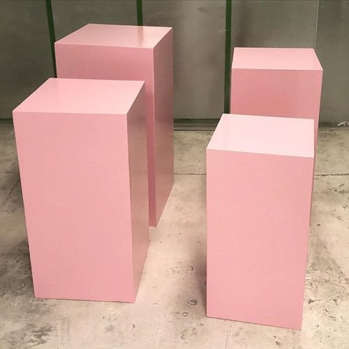 Pink Plinths – Set of 4 | Tru Style