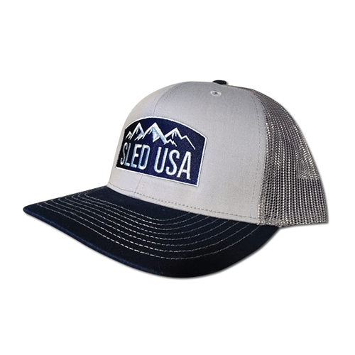 Summit Hat (Navy/Silver) | sledusa