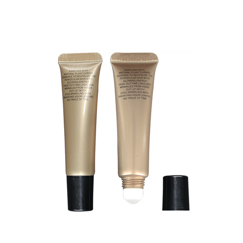 Φ19 Eye Cream Tube With Gold Pearl Glossy Oil Print | Yml Packaging