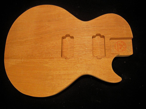 LP Guitar Body, Mahogany, #3-327 | Supra-Tone
