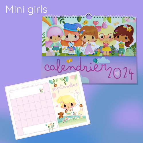 Calendrier Mini girls | Elen Lescoat