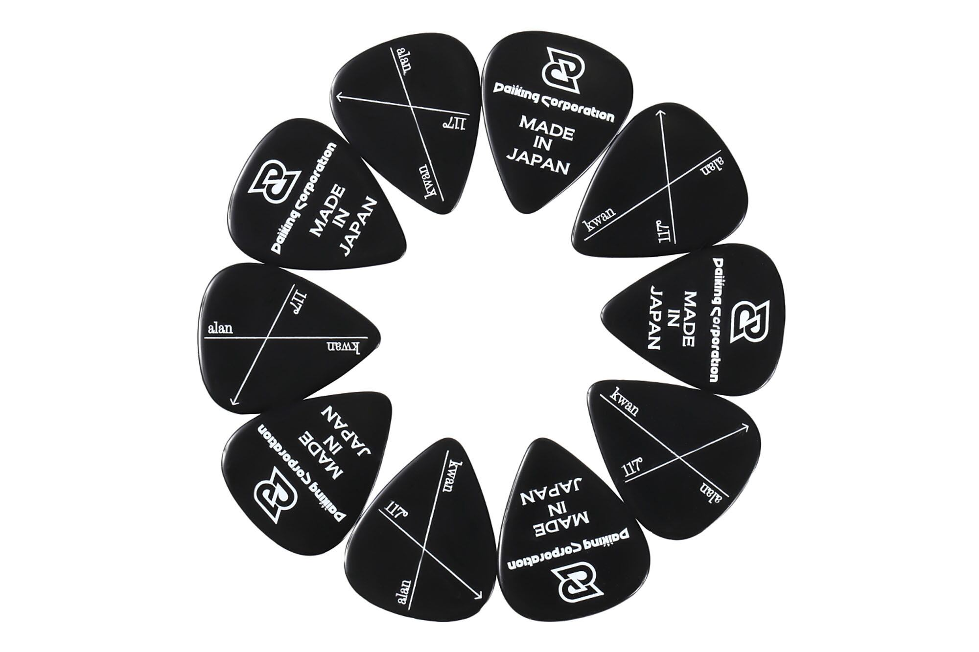 Daiking Corporation Alan Kwan Signature Pick Black 結他撥片 | 2022 soundo michi