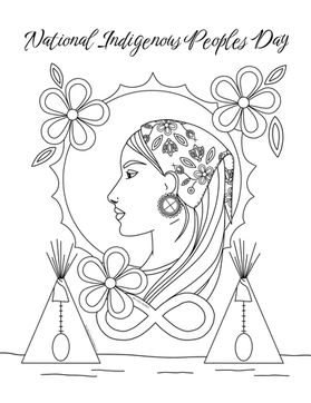 coloring pages indigenous peoples day