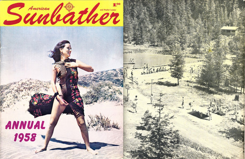 American Sunbather And Nudist Leader Vintage Nudist Magazine 1958