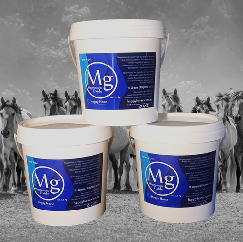 Magnesium Oxide (LOW iron) natural, nutritional and herbal equines
