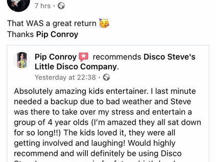 Disco Steve's Little Disco Company | Birthday Parties | United Kingdom