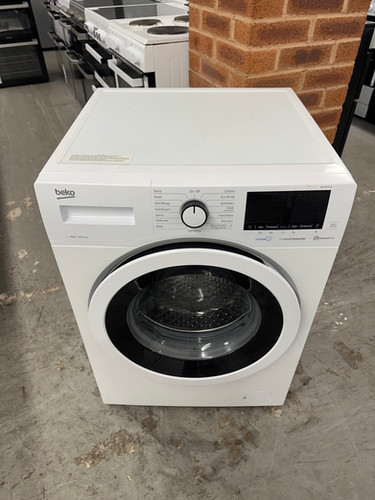 (830) Beko 9kg 1600 Spin Washing Machine - WEY96025W | Planet Appliance