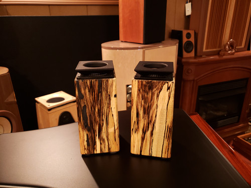 Spalted Maple/Wenge Tiny Radial #130 | Decware Tiny Radials