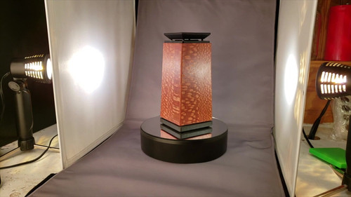 Exotic African Lepardwood Tiny Radial #054 | Decware Tiny Radials