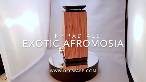 Exotic Afromosia Tiny Radial #087 | Decware Tiny Radials