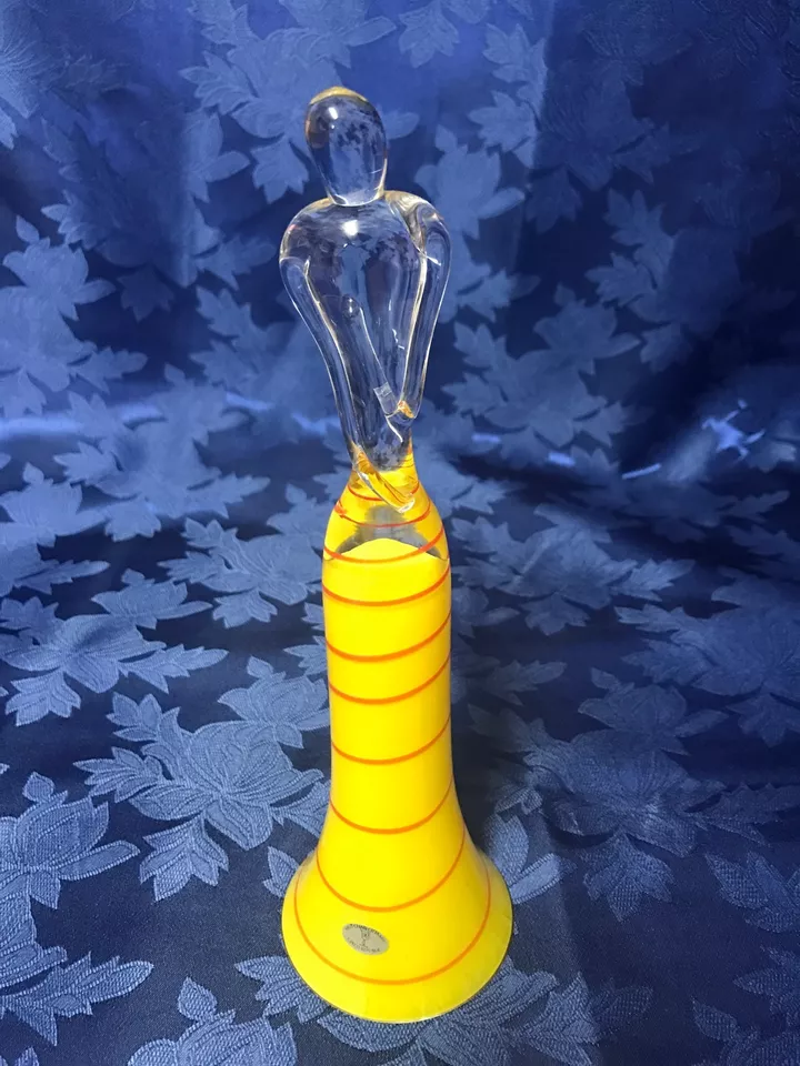 Beautiful Czech Hut Charlotta Hand Blown Crystal Art Glass Torso Form ...