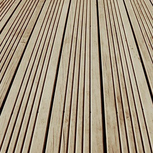Pressure Treated Reversible Spruce Pine Softwood Decking Sample | QTD Ltd