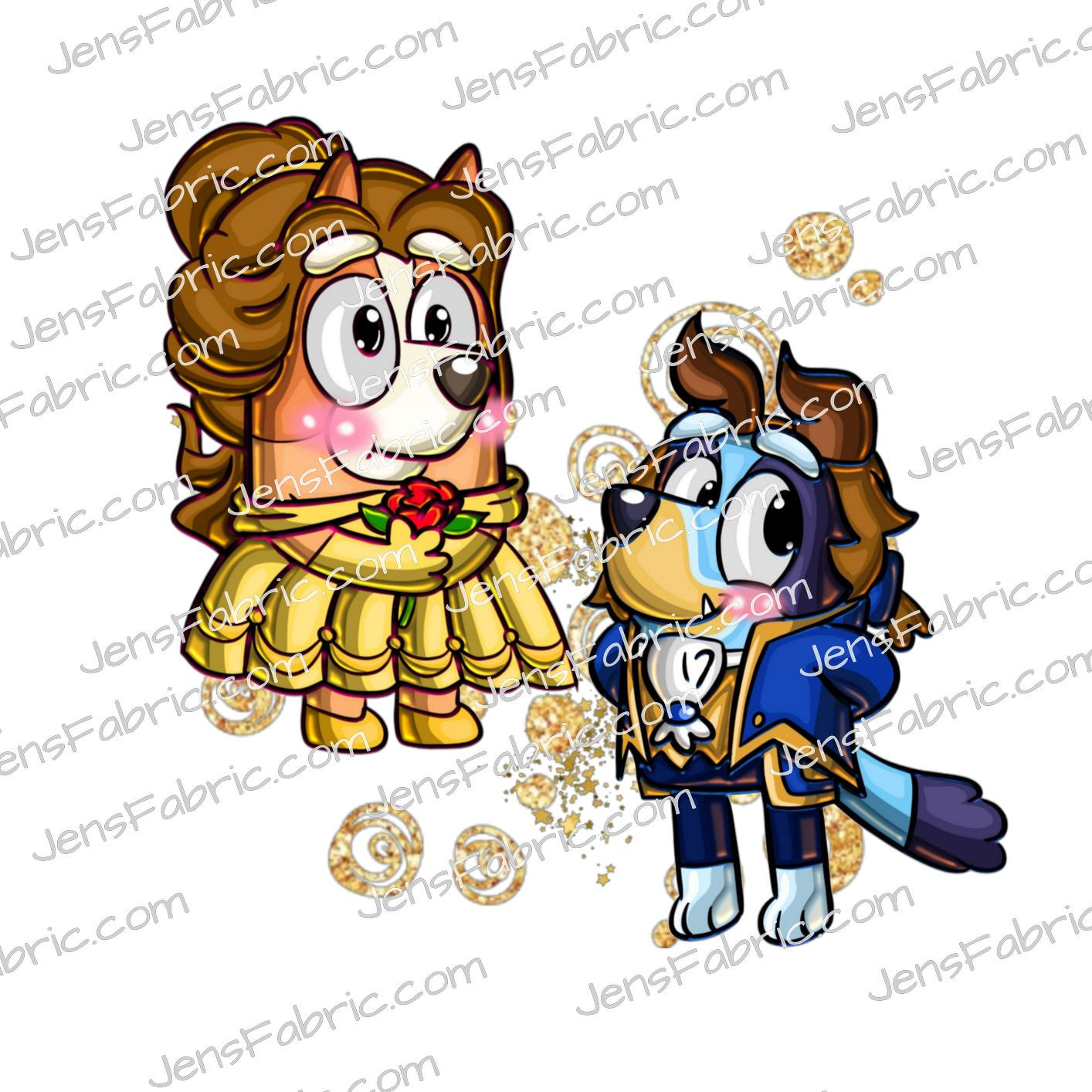 BATB Bluey Panel | Jen's Fabric