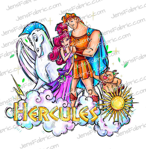 Magical Motif: Hercules Panel 1 | Jen's Fabric