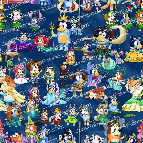 R14 Bluey Dress Up: Main character stack | Jen's Fabric