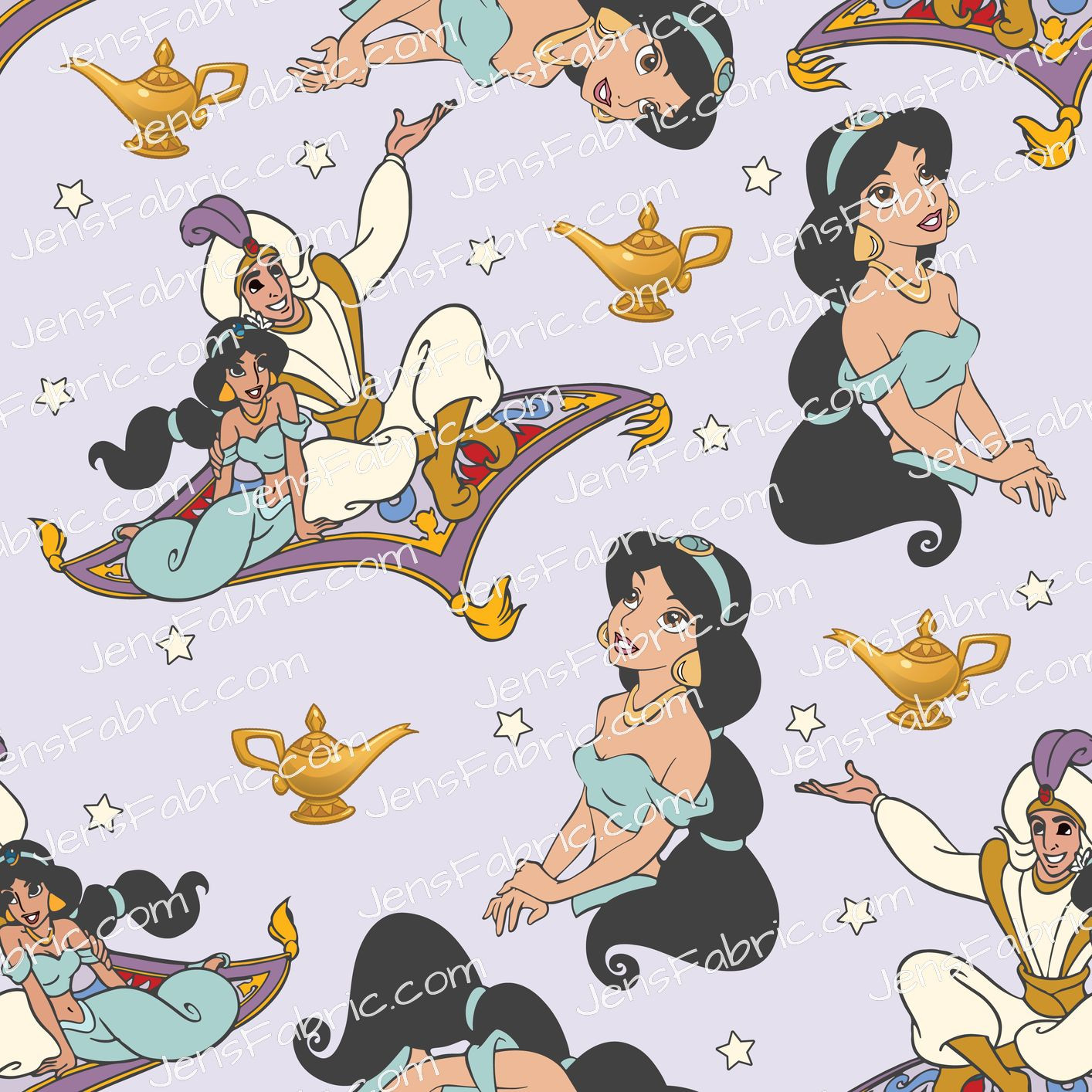 Aladdin Toss on Purple | Jen's Fabric