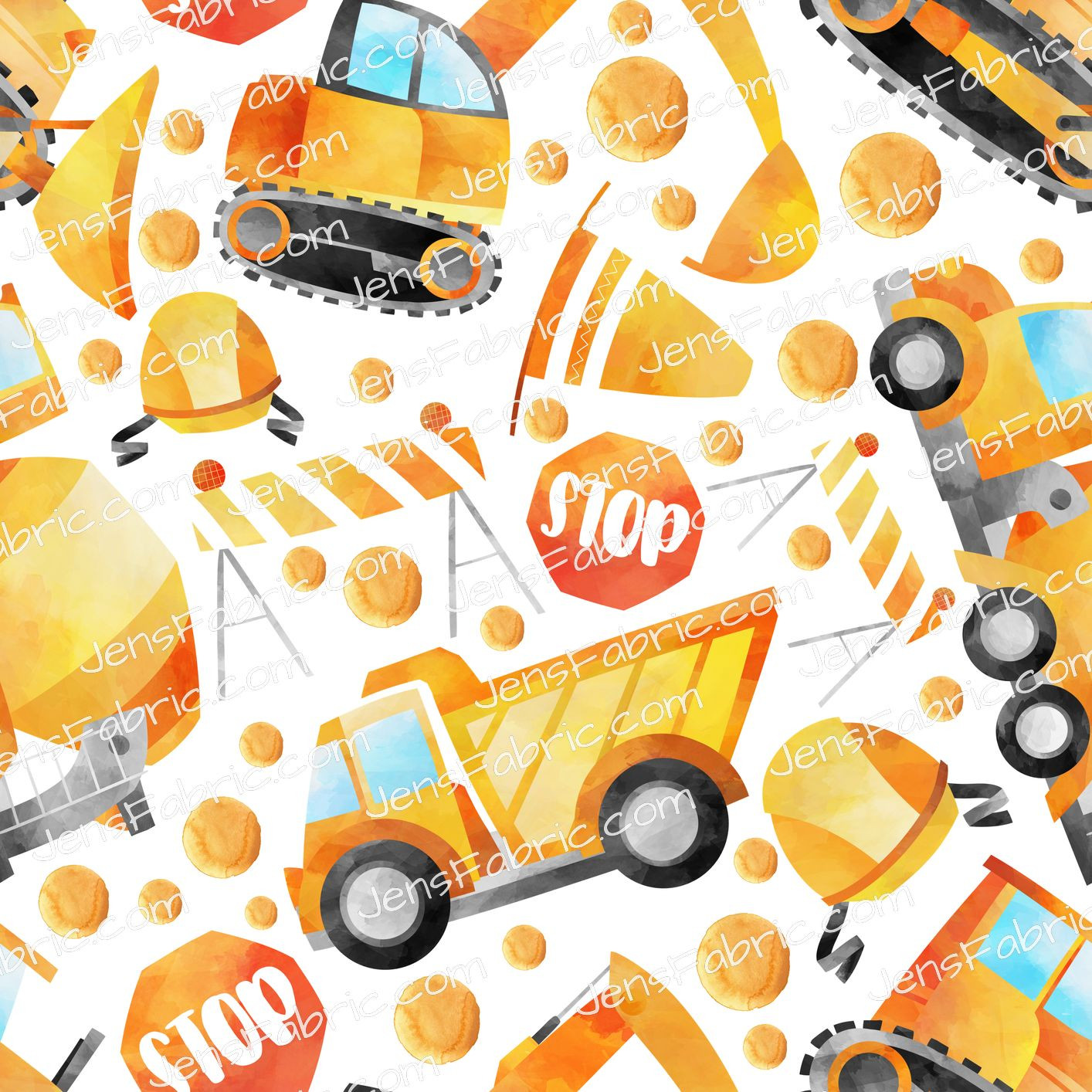 Construction Stop Sign Toss | Jen's Fabric