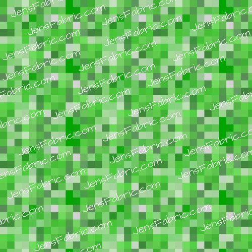 Minecraft Green Blocks | Jen's Fabric