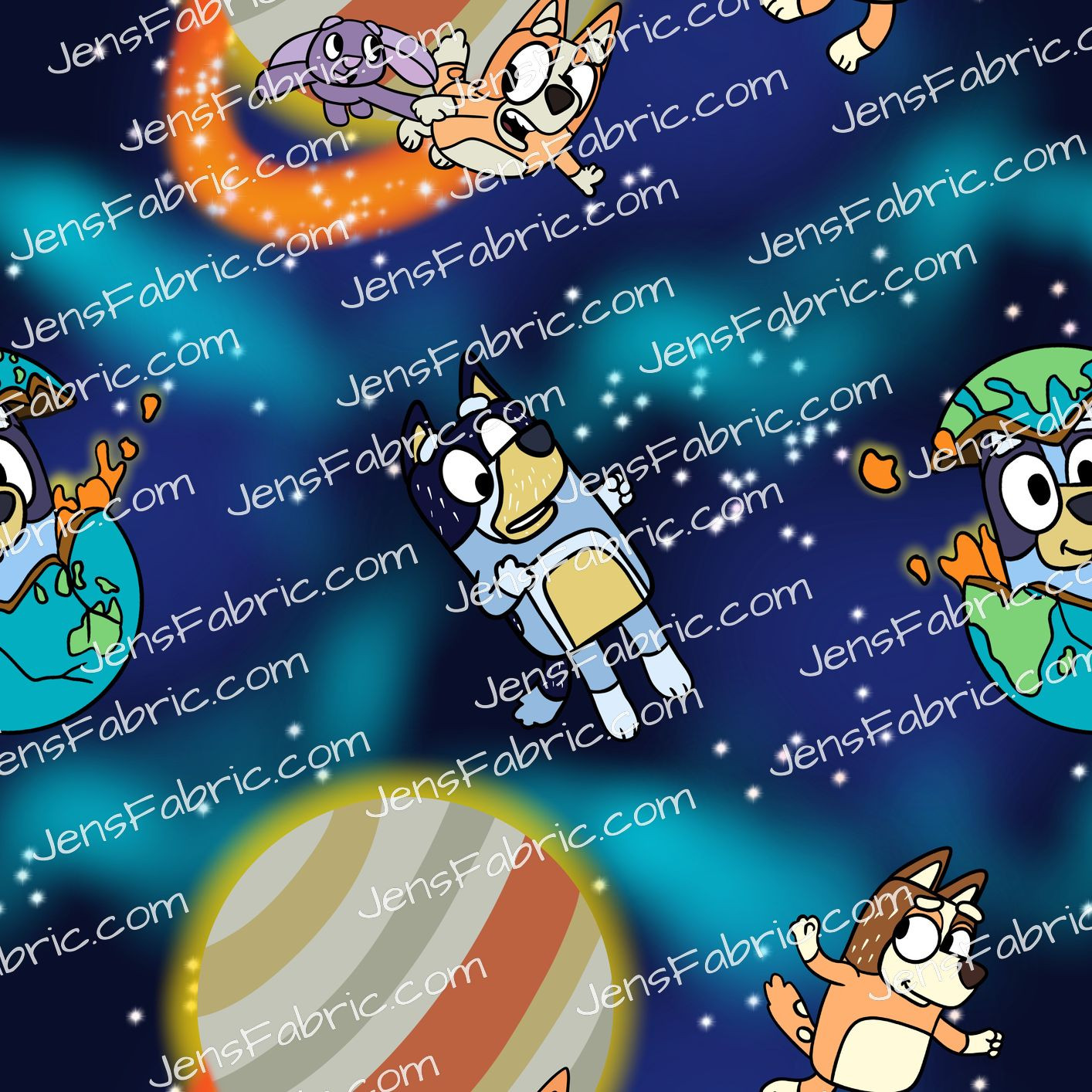 Bluey Galaxy Toss | Jen's Fabric