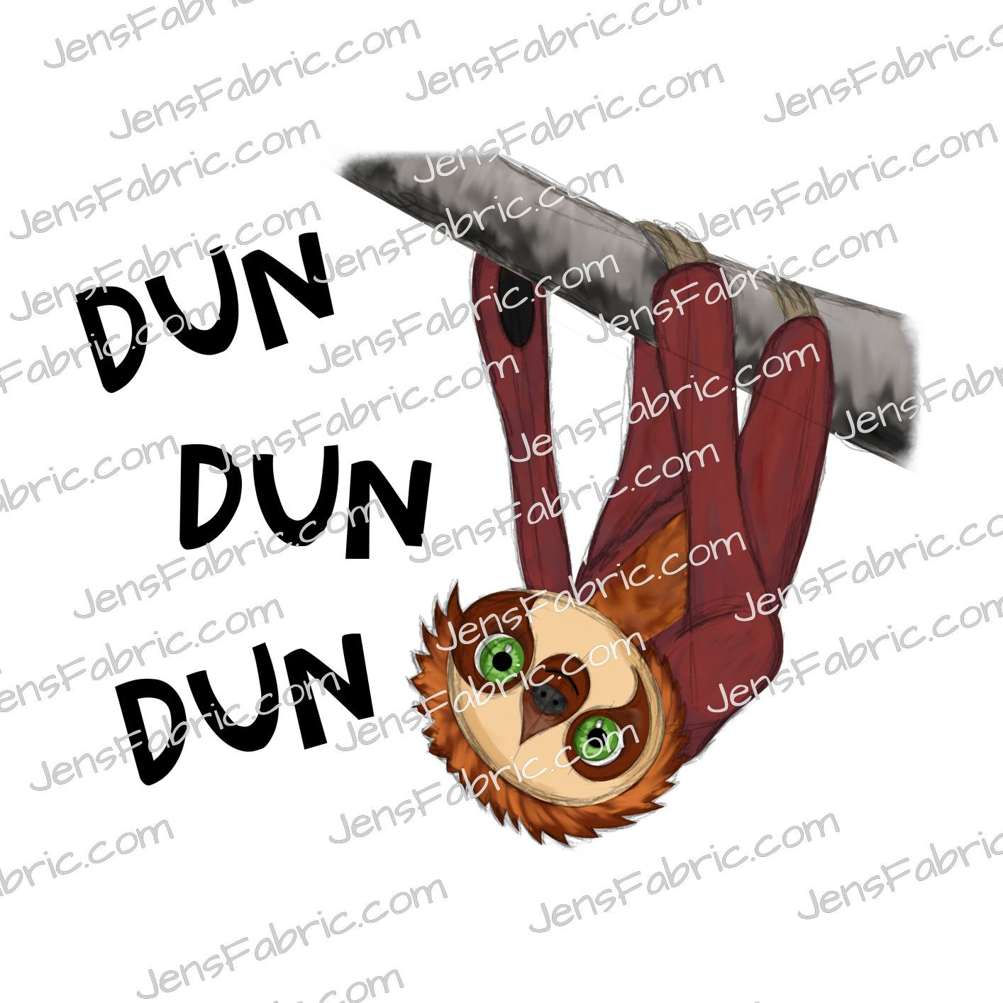 Crudes Dun Dun Dun Panel | Jen's Fabric