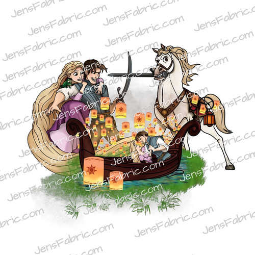 Sisterhood: Rapunzel panel | Jen's Fabric