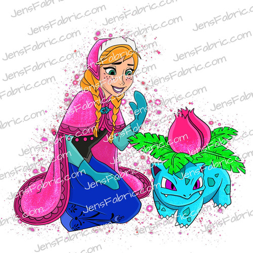 Pokemon Princess: Anna Panel | Jen's Fabric